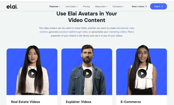 Crea un avatar para tus videos con elai